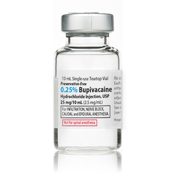 Bupivacaine HCL 0.25% PF 25x10ML SDV - 177388