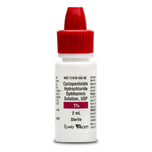 Cyclopentolate HydroChl 1% Ophthalmic Drops, Sol 2 ML Sol - 108139