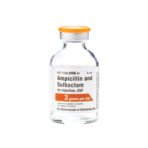 Ampicillin Sod 2G, Sulbactam Sodium 1G Pwd Sol For Inj 10 - 116513