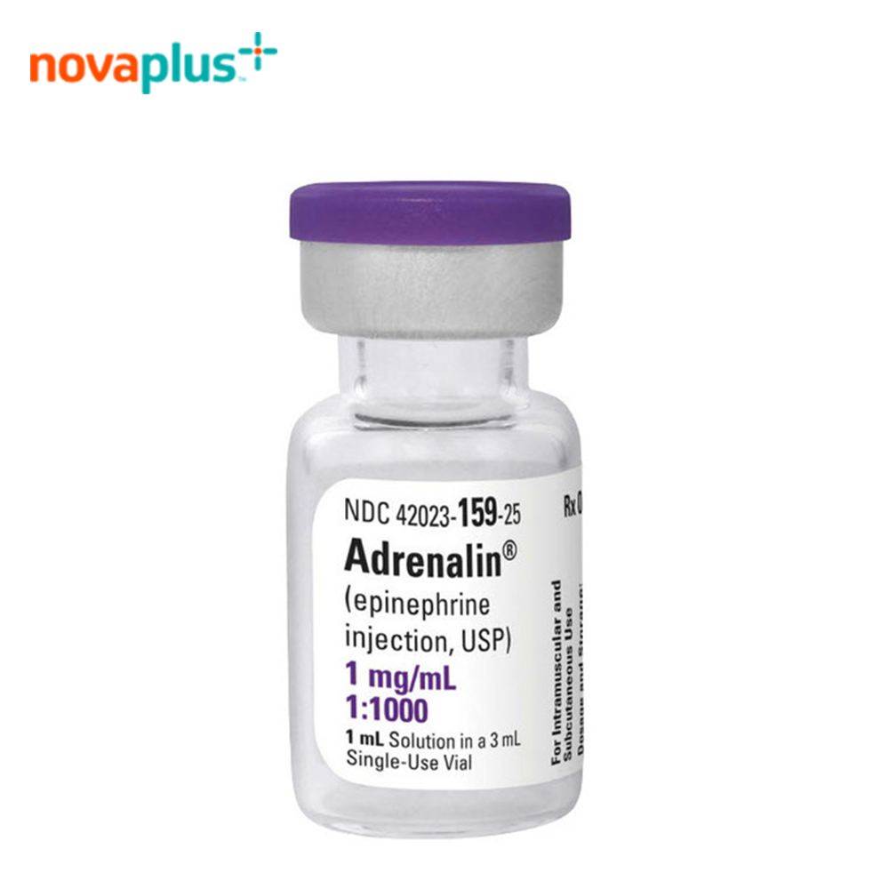 Adrenalin 1Mg/ML Sol Inj 25 Vials 1 Ml - 123761