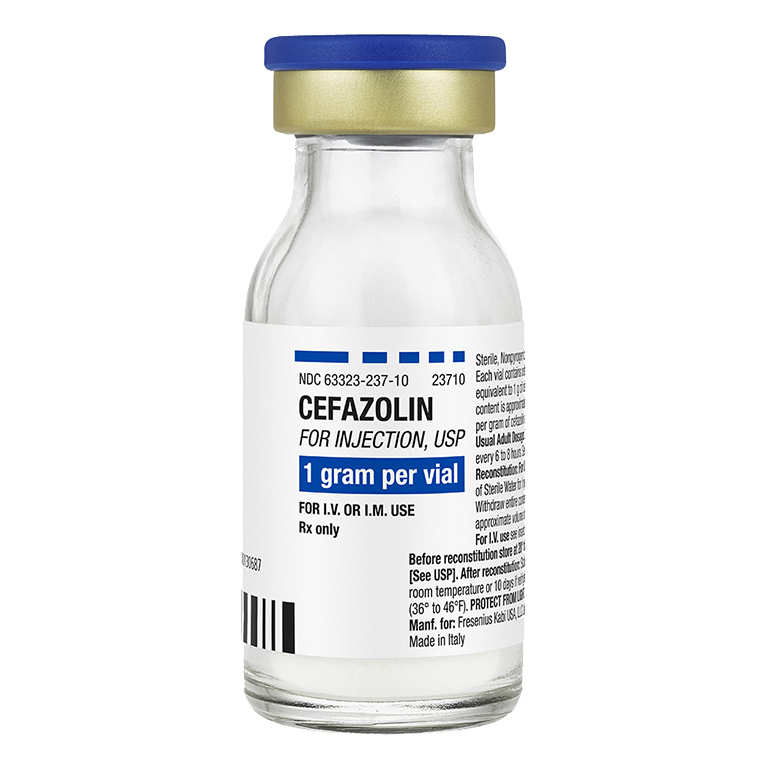 Cefazolin Sod 1G Pwd Sol For Inj 25 Vials 1 Ea - 123840