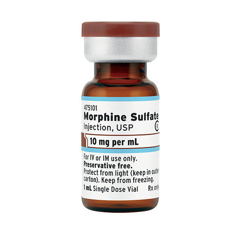 Morphine Sulf 10Mg/1ML Sol Inj 25 Vials 1 Ml (CII) - 123879