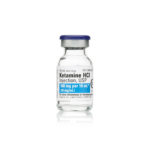 Ketamine HydroChl 50Mg/1ML Sol Inj 10 Vials 10 Ml (CIII) - 169885