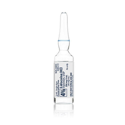 Lidocaine HCL 4% PF 25x5Ml Amps - 174372