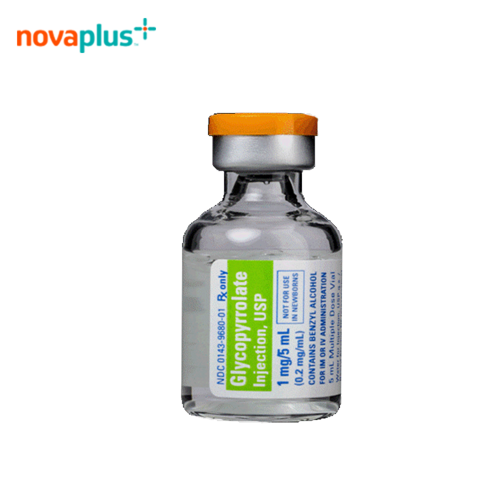 Glycopyrrolate 0.2Mg/1ML Sol Inj 25 Vials 5 Ml - 174423