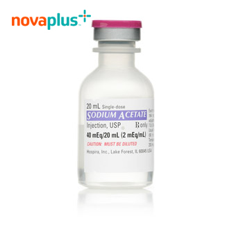 Sodium Acetate 2Meq/ML 25x20ml Vials - 187192