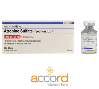 Atropine Sulfate 0.4Mg/Ml(8Mg) 10x20Ml MDV - 232193