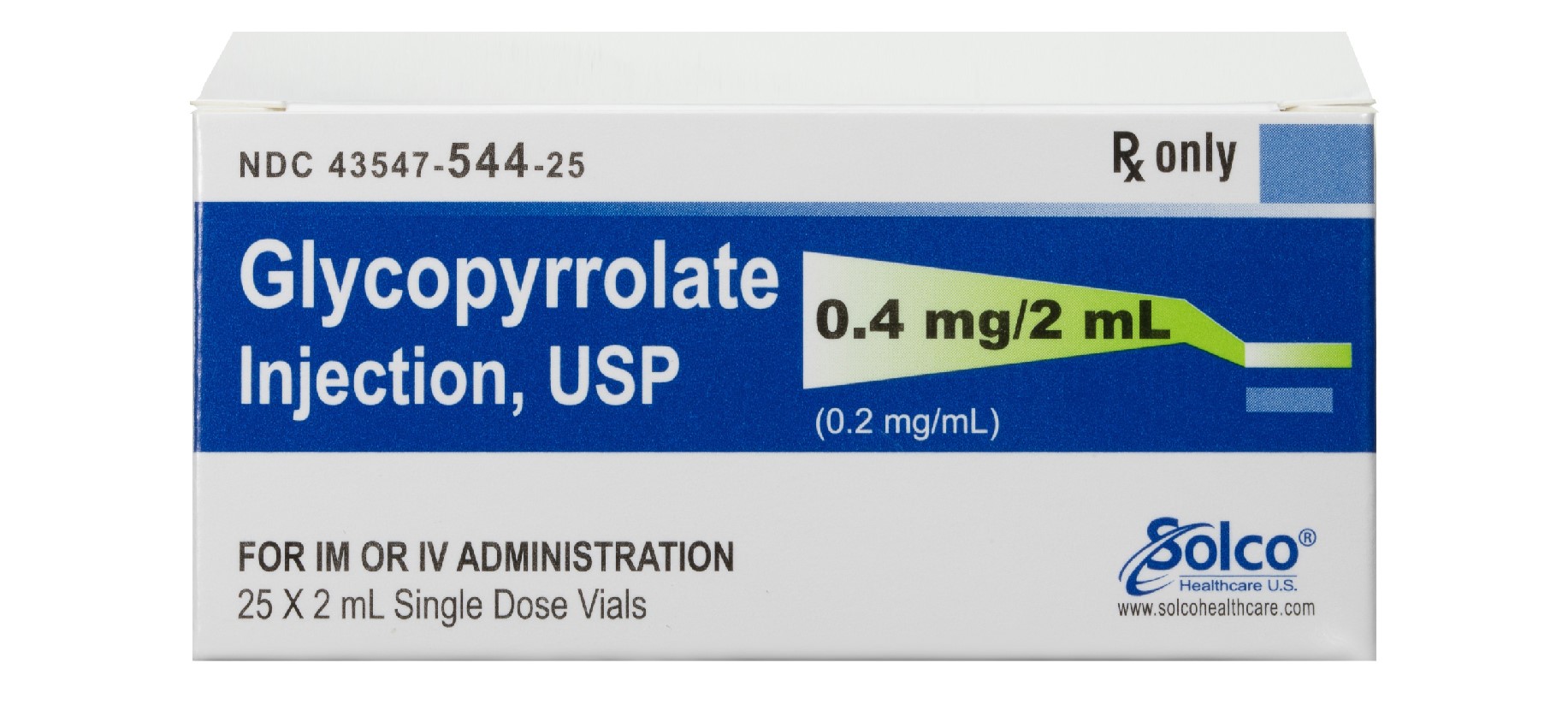Glycopyrrolate 0.4Mg 25x2Ml SDV - 232727