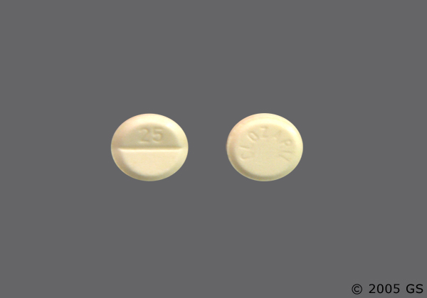 Clozaril 25Mg Tab 100 Ea Tab - 166253