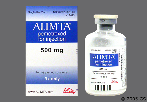 Alimta 500Mg Pwd Inj 1 Ea Inj Pwd F/Sol - 106290