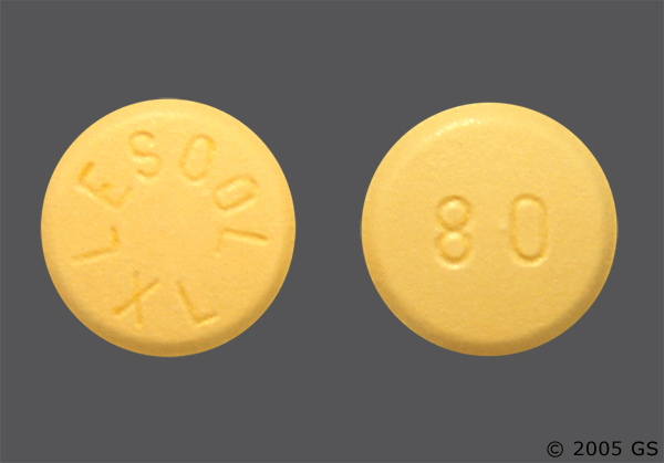 Lescol Xl 80Mg Er Tab 100 Ea Tab Er - 150896