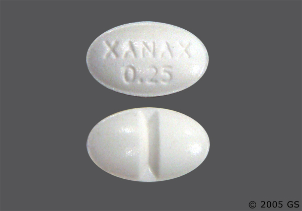 Xanax 0.25Mg Tab 500 Ea Tab (CIV) - 180885