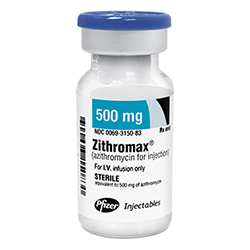 Zithromax 500Mg Pwd Inj 10 Vials 1 Ea - 115627