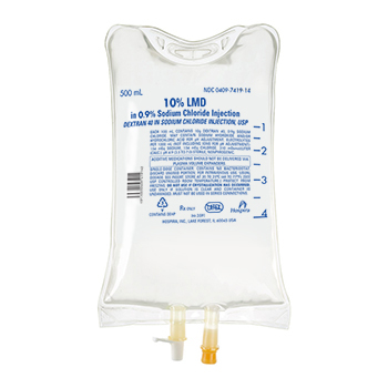 Dextran 10%, Sod Chl 0.9% Sol Inj 12 Containers 500 ML - 197634