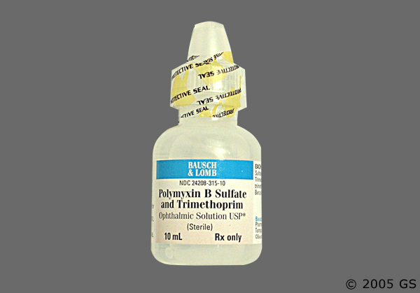 Trimethoprim Sulf 1Mg/Ml Ophth Polymyxin B 10,000u 10Ml Drops - 114428