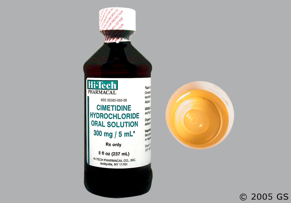 Cimetidine HydroChl 300Mg/5ML Oral Sol 237 Ml Sol - 176585