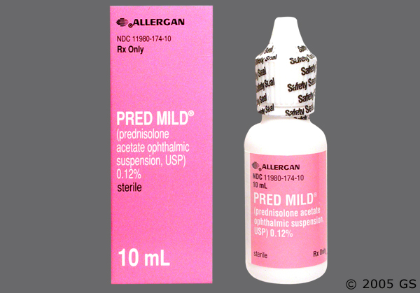 Pred Mild 0.12% Ophthalmic Susp 10 ML Susp - 114384