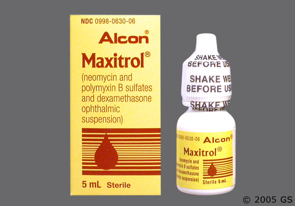 Maxitrol Ophthalmic Susp 5 ML Susp - 110316