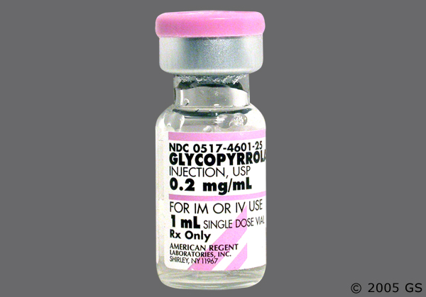 Glycopyrrolate 0.2Mg/1ML Sol Inj 25 Vials 1 Ml - 123597