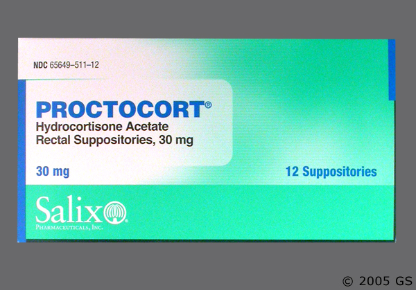 Proctocort 30Mg Rectal Supp 1 Suppository Strips 12 Ea - 118342