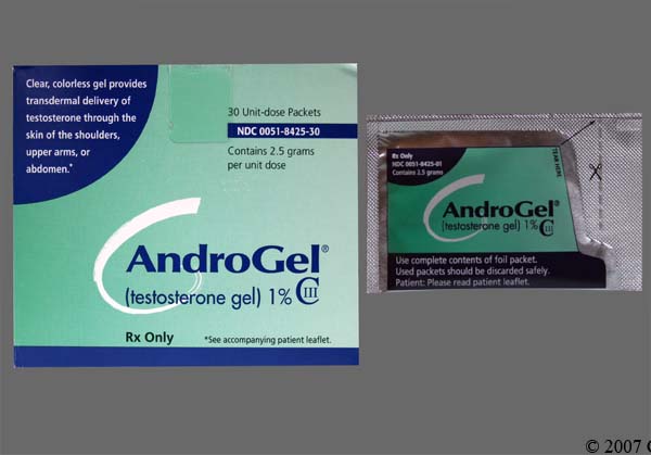 Androgel 1% Transdermal Gel 30x2.5Gm Packets (CIII) - 144432