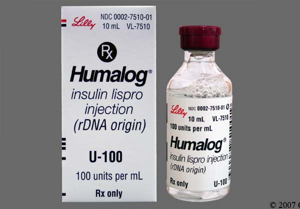 Humalog 100Unit/ML Sol Inj 10 Ml Inj Sol - 117523
