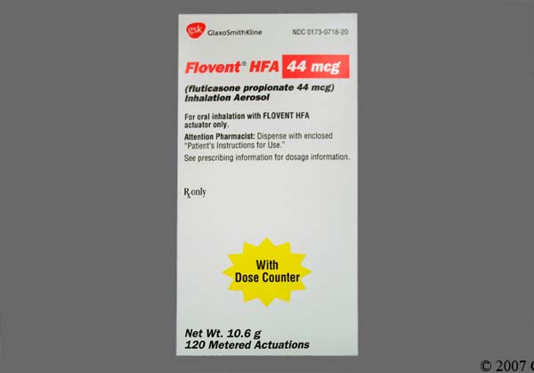 Flovent Hfa 44Mcg/Actuation Inh Aerosol 1 Canisters - 118073