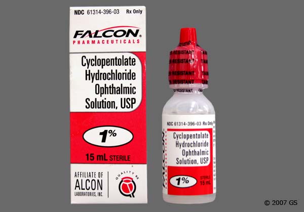 Cyclopentolate HCL 1% Ophth 15Ml Drops - 119356