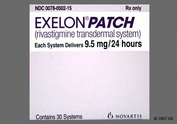 Exelon 9.5Mg/24Hr Transdermal Pat 30 Ea Film Er - 134178