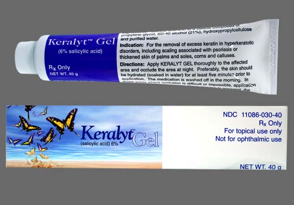 Keralyt 6% Topical Gel 40 Gms Gel - 136189