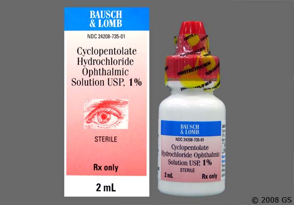 Cyclopentolate HCL 1% Ophth 2Ml Drops - 108149