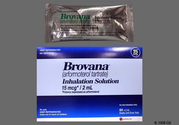 Brovana 15Mcg/2ML Sol Inh 60 Vials 2 Ml - 174267