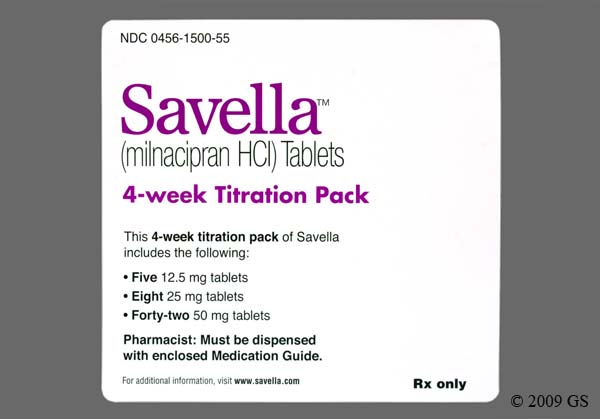 Savella Titration Pack 1 Multi-item Blister Cards 5 Ea - 139689