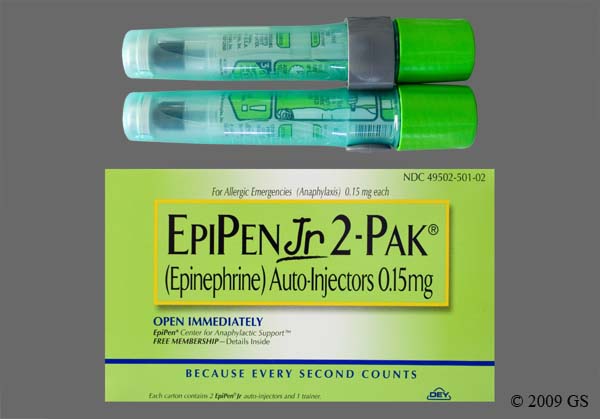 Epipen Jr 0.15Mg 2-Pak PFS Auto-injector - 108359