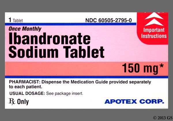 Ibandronate Sod 150Mg Oral Tab, Monthly 3 Single Item - 109234