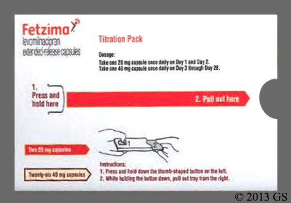Fetzima 20Mg-40Mg Titration Pack Er Caps 1 Multi-item - 125894
