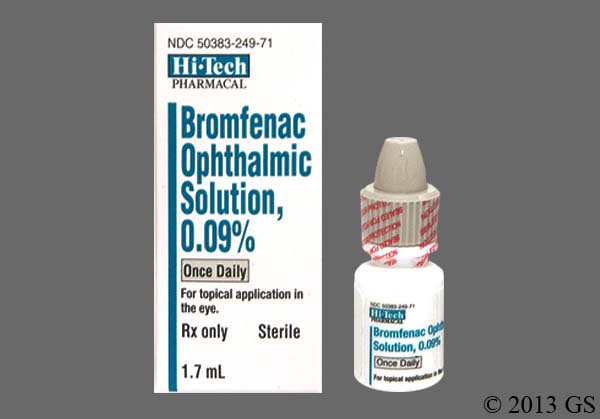Bromfenac Sod 0.09% Ophthalmic Drops, Sol 1.7000 ML Sol - 108085