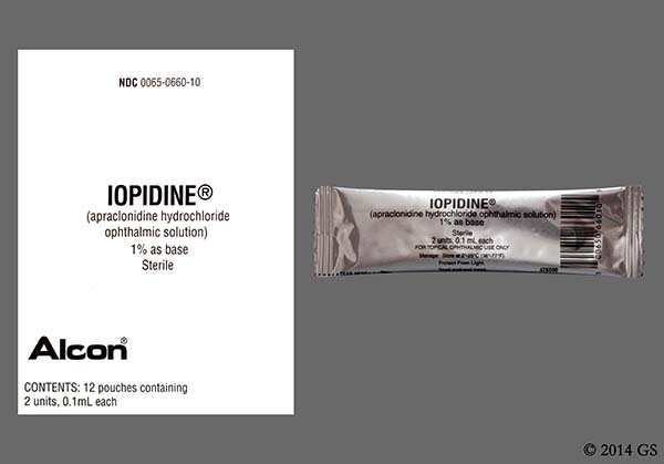 Iopidine 1% Ophthalmic Sol 12 Pouches 2 Ea - 122972