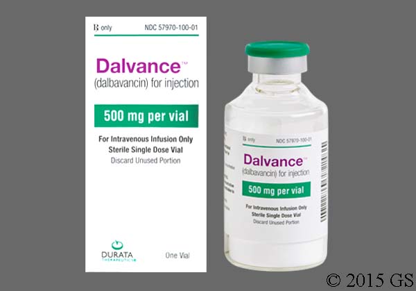 Dalvance 500Mg Pwd Inj 1 Ea Inj Pwd F/Sol - 107202