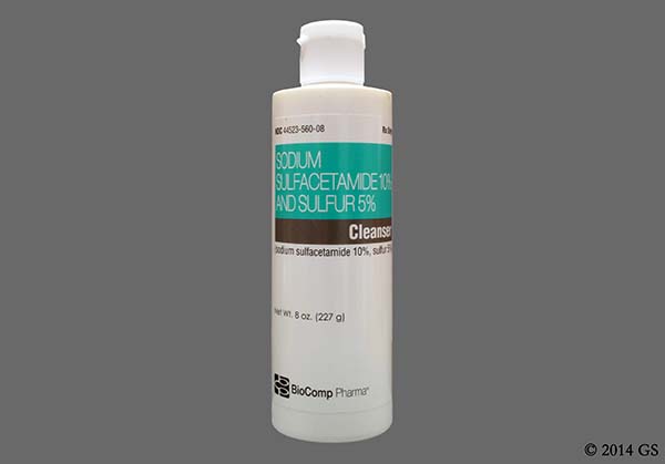 Sulfacetamide Sod 10%, Sulfur 5% Topical Susp, Cleanser 227 - 176476