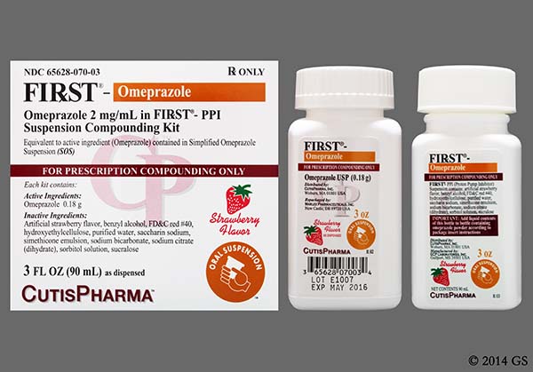 First-omeprazole 0.18G Compounding Kit 2 Btls 1 Ea - 149129