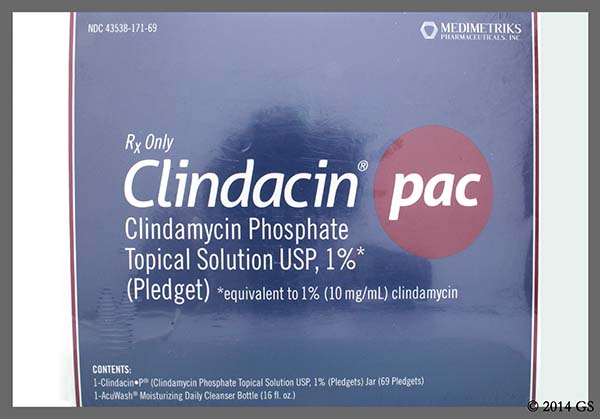 Clindacin Pac 1% Topical Pledget 69 Ea Swab - 102721
