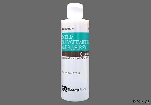 Sulfacetamide Sod 10%, Sulfur 2% Topical Susp, Cleanser 227 - 176475