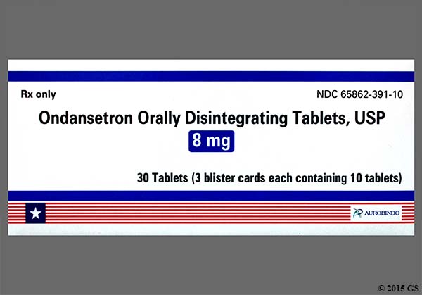 Ondansetron 8Mg Oral Disintegrating Tab 3 UD - 133986