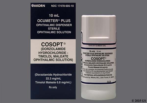 Cosopt 2%-0.5% Ophthalmic Sol 10 ML Sol - 114415