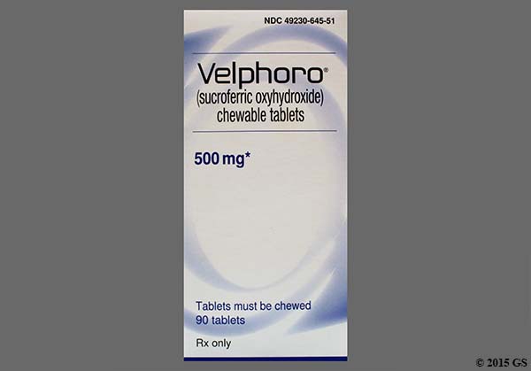 Velphoro 500Mg Chew Tab 90 Ea Tab Chew - 147251