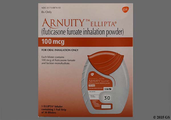 Arnuity Ellipta 100Mcg/Actuation Pwd Inh 1 - 133415