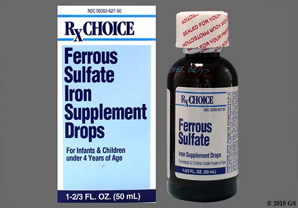 Iron 15Mg/1ML Oral Drops, Sol 50 Ml Drops - 204768