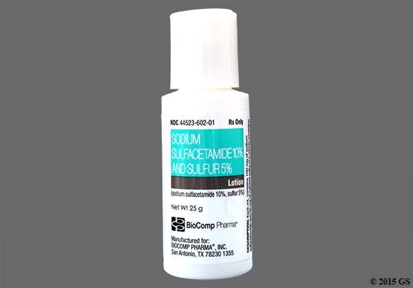 Sulfacetamide Sod 10%, Sulfur 5% Topical Lot 25 Gms Lotion - 123133