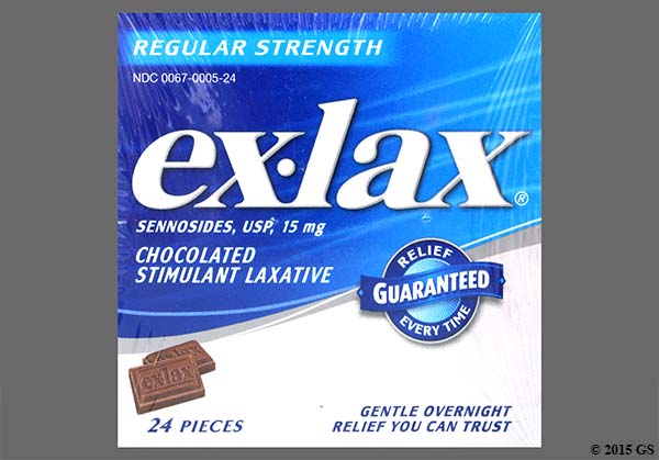Ex-lax Chocolate Chew 1 Single Item Blister Cards 24 Ea - 201849
